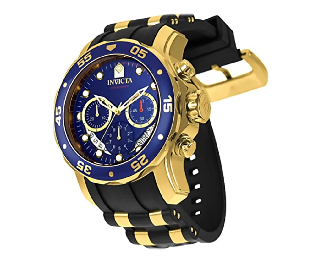 EiComprei - Relógio Invicta Pro Diver Chronograph 6983 Gold 18k Eua