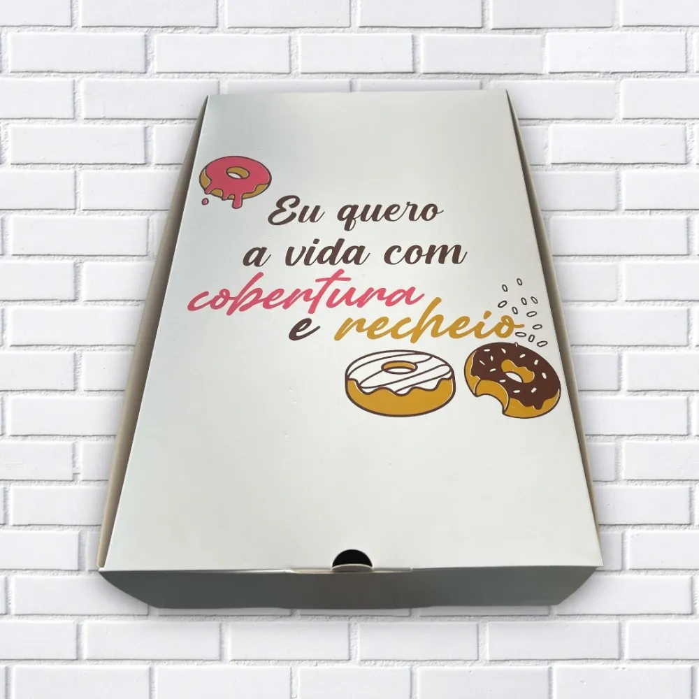 Cartonagem Bonilha - Caixa para Donuts 6 - Modelo 2 - Personalizada*