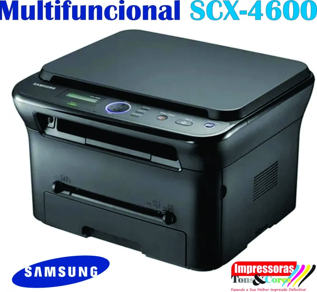 Impressoras tons e cores - Multifuncional Laser Samsung SCX-4600