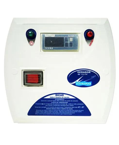 BARÃO PISCINAS STORE - COMANDO DIGITAL - SAUNA SECA