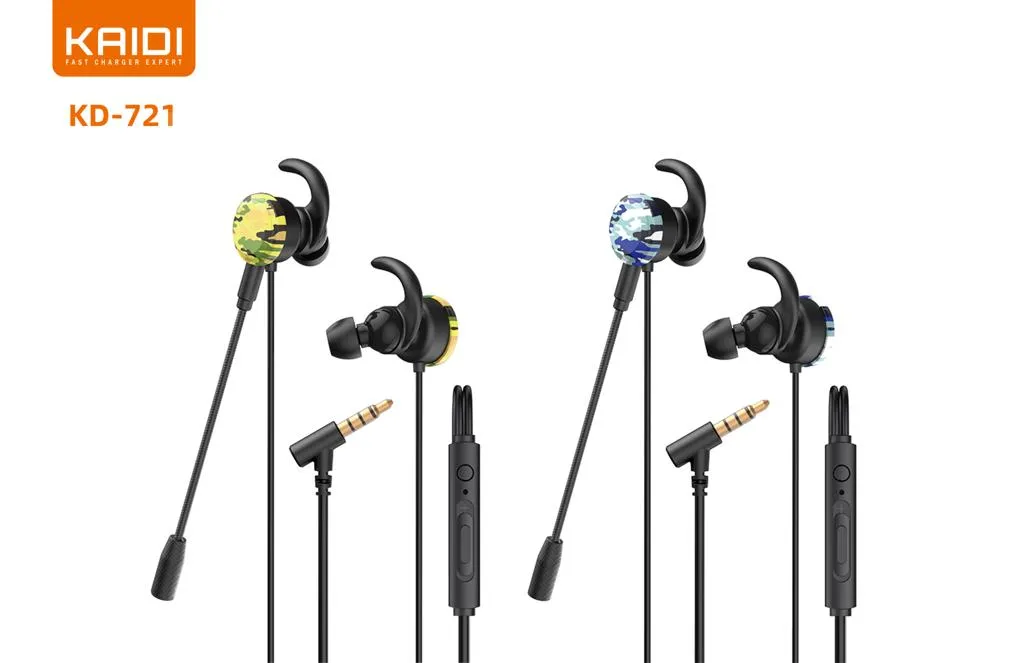 Representante Oficial dos Produtos Kaidi no Brasil - Fone de Ouvido Gamer com Duplo Microfone ...