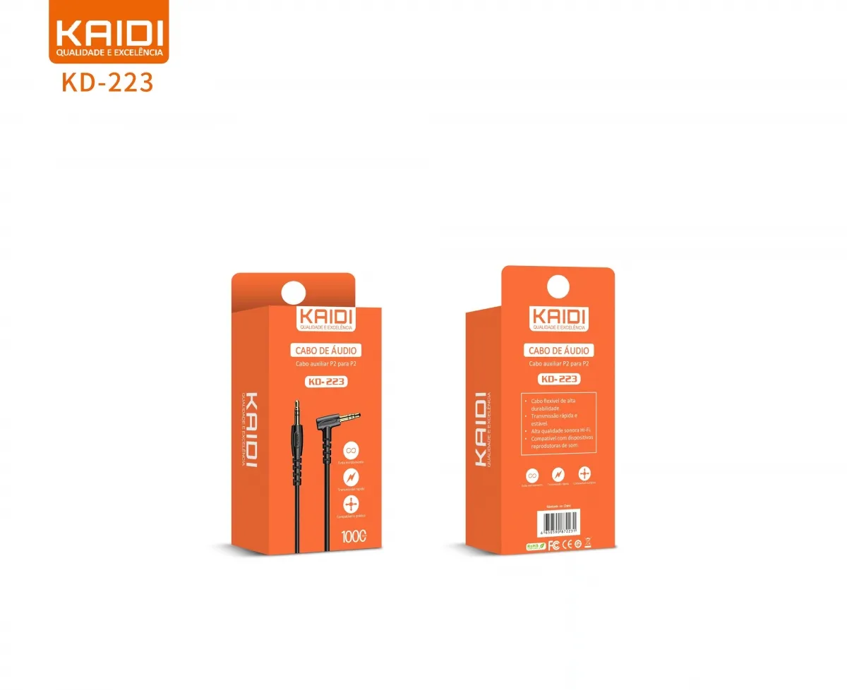Representante Oficial dos Produtos Kaidi no Brasil - Cabo de Audio P2 ...