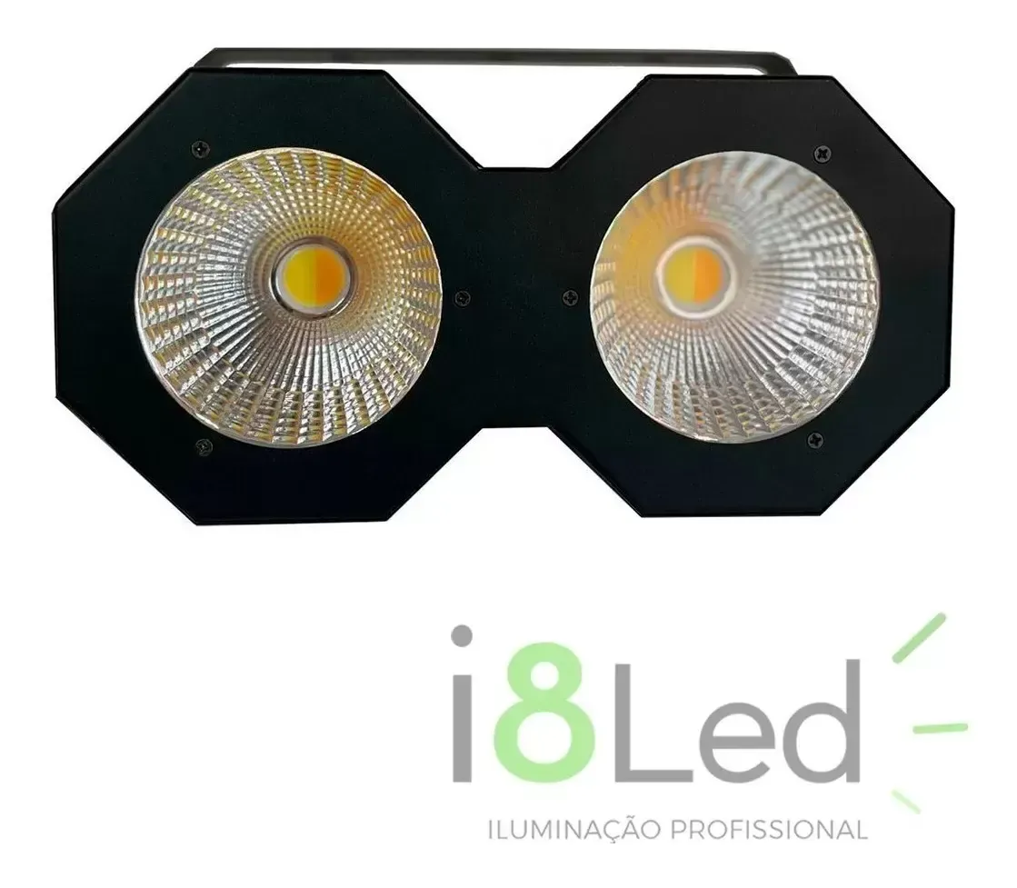 09iluminação - Mini Brut Led 200W- Branco quente e Frio