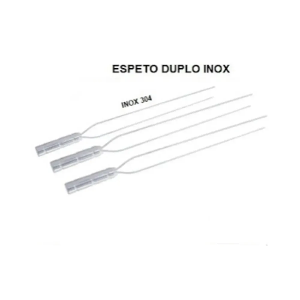 Churras & Cia - Espeto pra Churrasco Duplo Inox 304 60cm