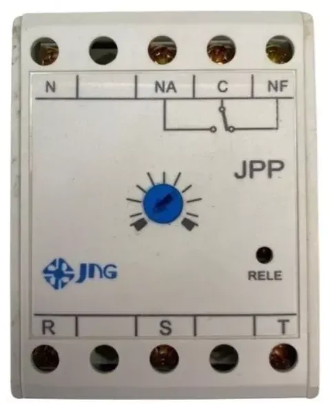 CASA DOS RELES ELETRO ELETRÔNICA LTDA - Rele Falta De Fase 220vac Jpp - Jng