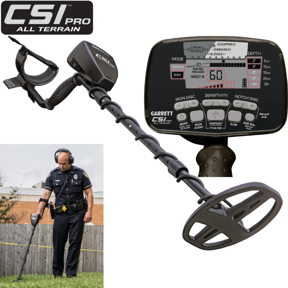 Brasil Detectores - Detector de Metais Garrett CSI PRO