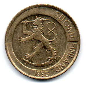 Numis Market - Finlândia - 1995 - 1 Mark