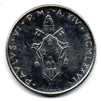 Numis Market - Vaticano - 1976 - 50 Lire