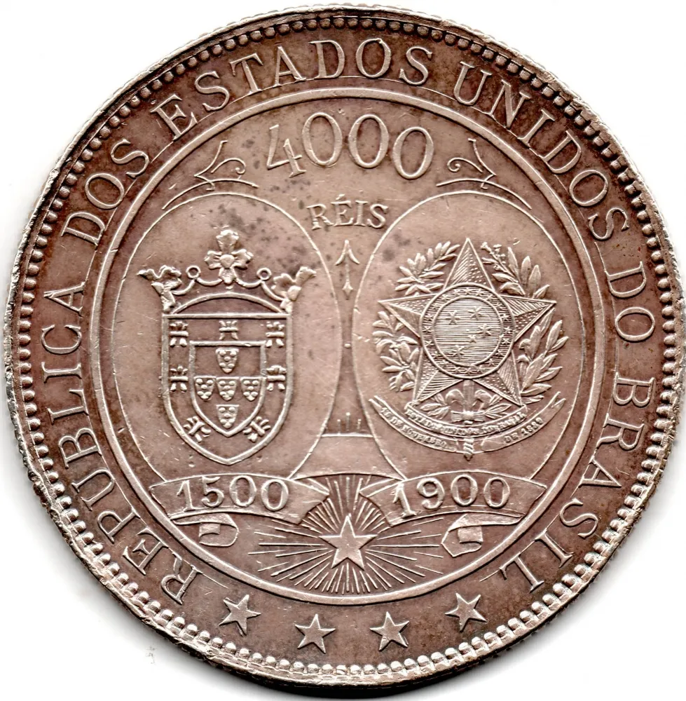 Numis Market - 1900 - Série com 4 Moedas de Prata Comemorativas do 4 ...