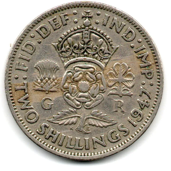 Numis Market - Reino Unido - 1947 - 2 Shillings