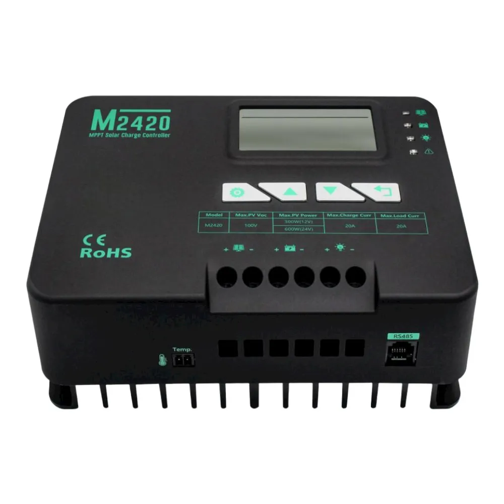 BRA-USA Importadora ME - CONTROLADOR SOLAR MPPT 20A 12V/24V M2420