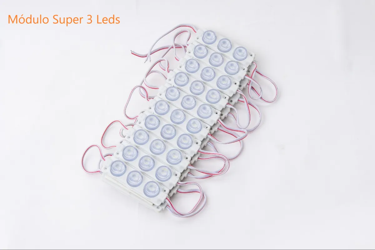 Elétrica Santa Ifigênia | Materiais Elétricos - Módulo led Super 3 Leds