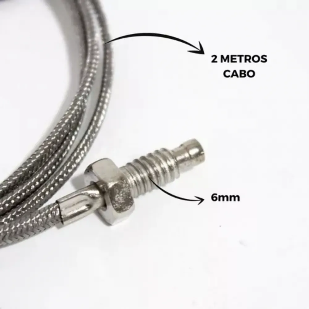 LEMAQS AUTOMACAO - SENSOR TERMOPAR TIPO K 2 METROS