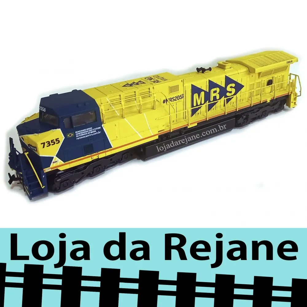 Estação Hobby - Locomotiva MRS AC44i- Customizada pintura MRS ...