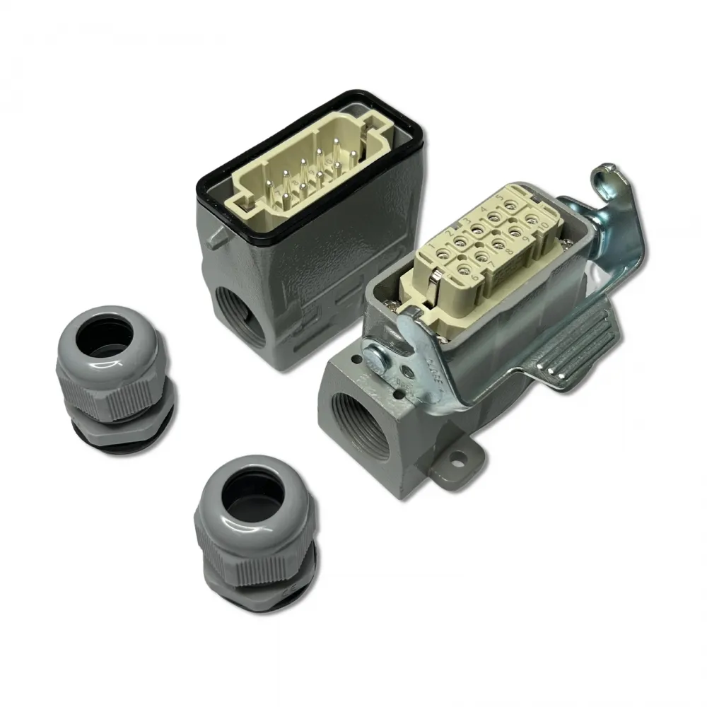 LEMAQS AUTOMACAO - TOMADA INDUSTRIAL MULTIPOLAR 10 POLOS/ PINOS LADO ...