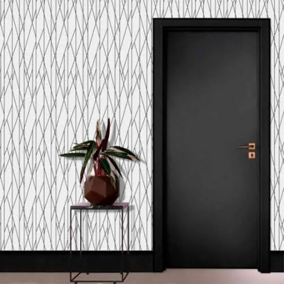 Universal Esquadrias - Porta MDF s/o lisa Preta