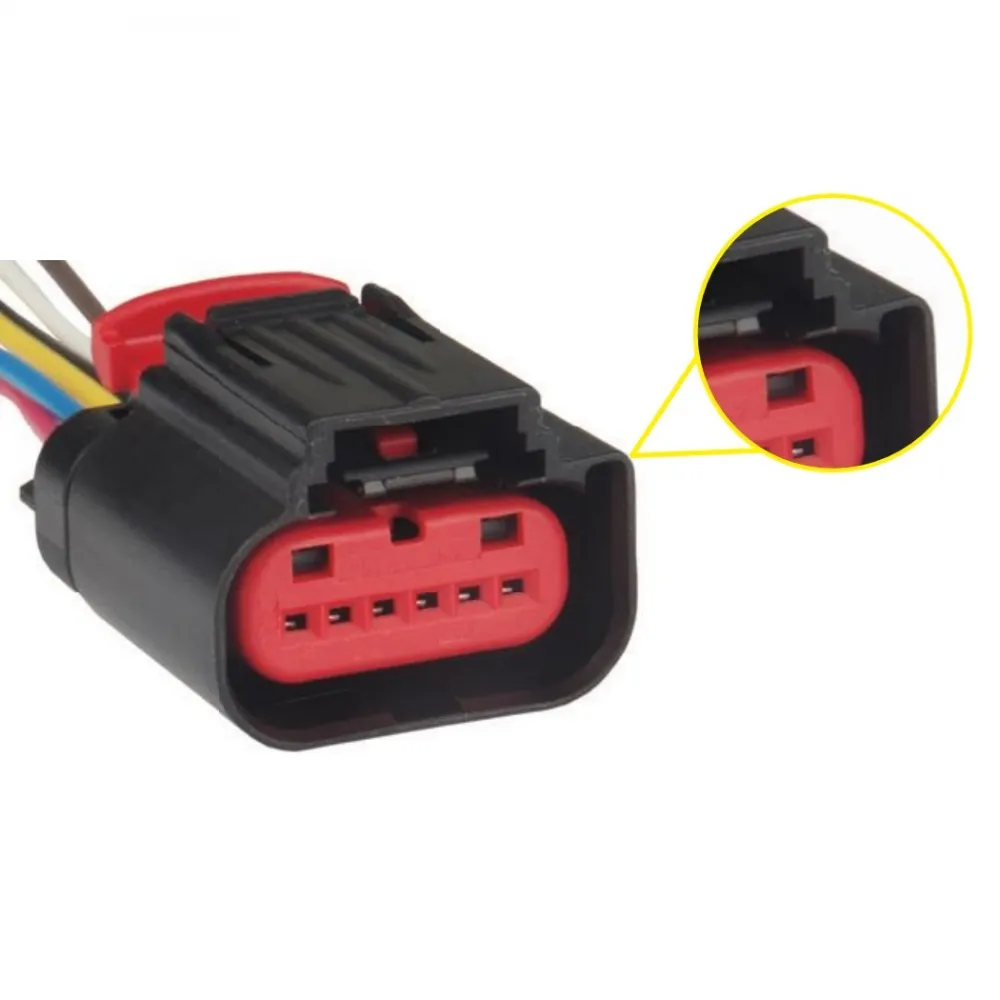 Só Injeção Eletrônica - Conector Chicote 6 Vias do Corpo Borboleta TBI ...