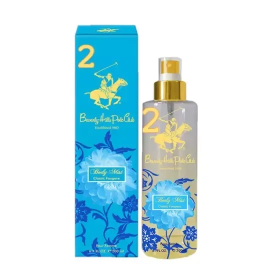 Paty Parfumerie - BEVERLY HILLS POLO CLUB BODY MIST N2 CLASSIC FOUGERE 200ML