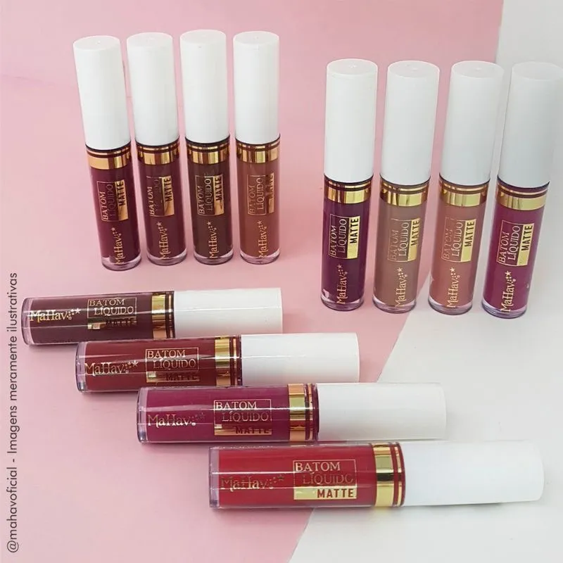 Toda Linda - Batom Líquido Matte Mahav