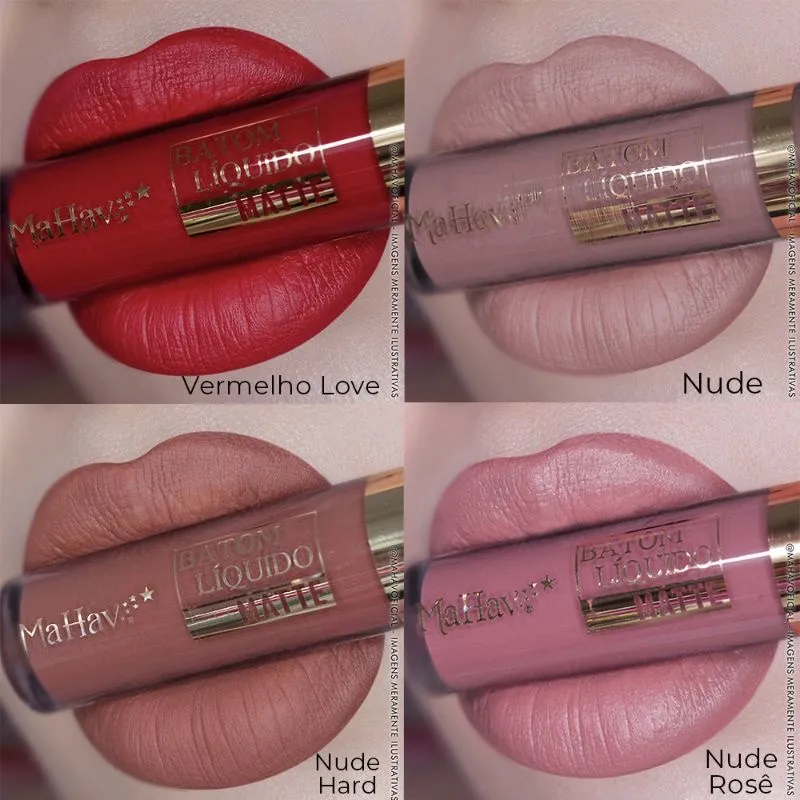 Toda Linda - Batom Líquido Matte Mahav