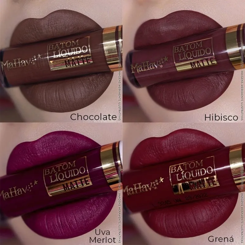 Toda Linda - Batom Líquido Matte Mahav