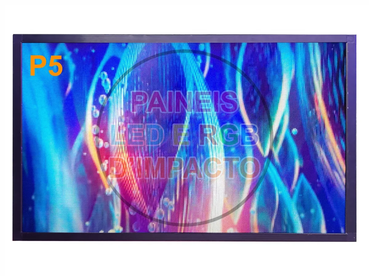 Paineis D'Impacto - Painel de LED RGB P5 1.35x 0.88 metros