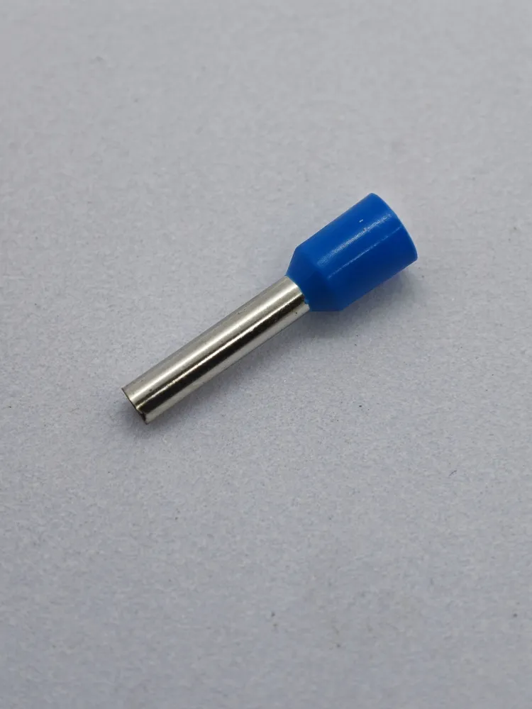 TCS INDÚSTRIA METALÚRGICA - TERMINAL TUBULAR 2,50MM2 - SIMPLES - AZUL ...