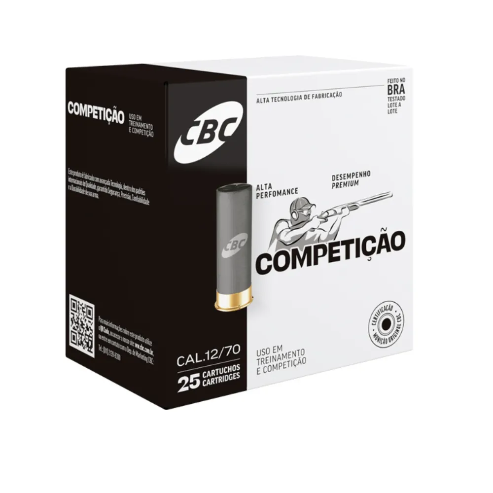 ALFA ARMERIA - CARTUCHOS CAL. 12 GA CBC T-200 CX C25