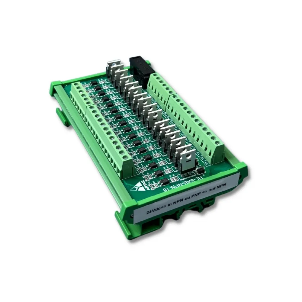 LEMAQS AUTOMACAO - DRIVER INTERFACE 16 CANAIS 24VDC ENTRADA NPN OU PNP ...