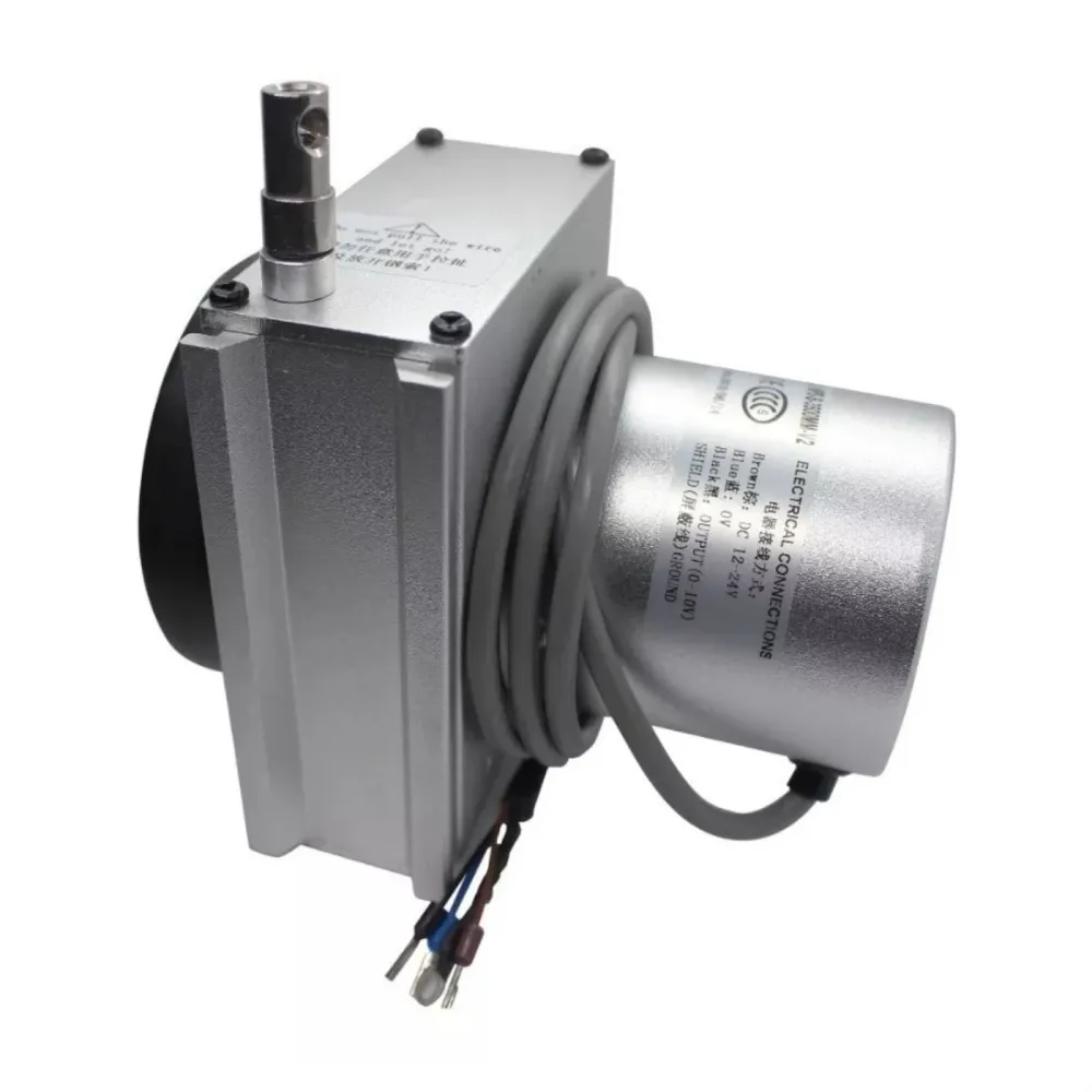 LEMAQS AUTOMACAO - SENSOR DE DESLOCAMENTO LINEAR CABO 1200MM POTENCIÔMETRO FIO