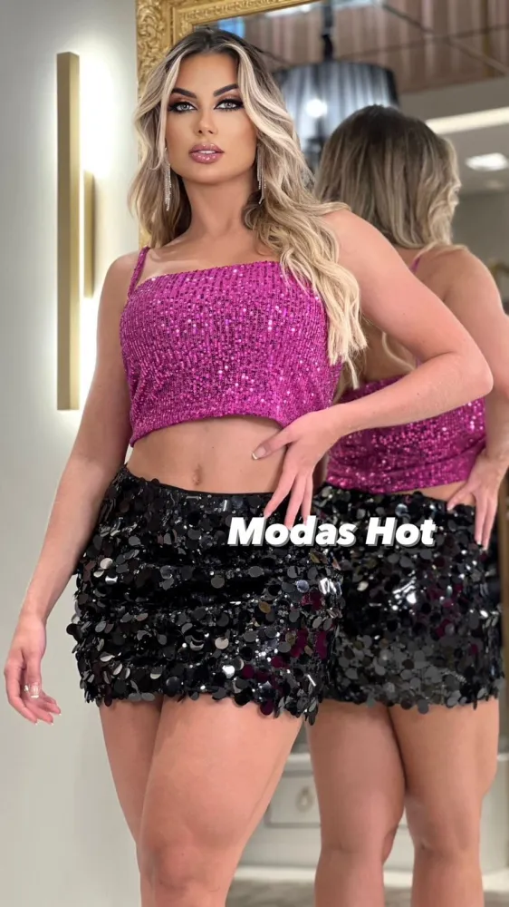 Modas Hot Mini Saia Night