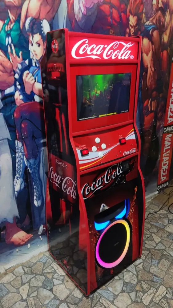 MalvadezaGames - Jukebox Max com tela de 21"