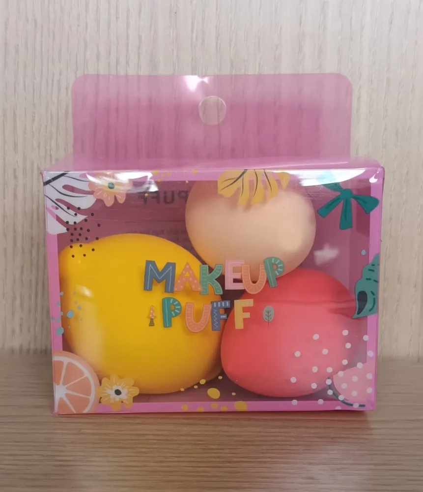 Paty Parfumerie - KIT ESPONJAS MAKEUP PUF COM 03 UND