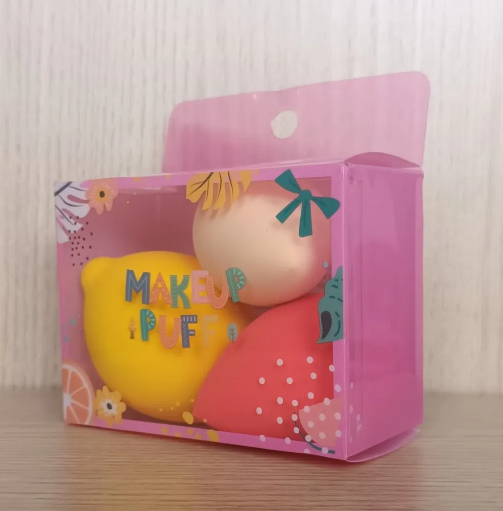 Paty Parfumerie - KIT ESPONJAS MAKEUP PUF COM 03 UND