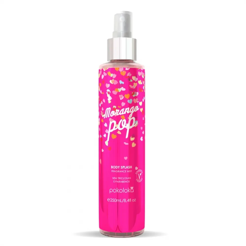 Paty Parfumerie - BODY SPLASH MORANGO POP 250ML - POKOLOKA