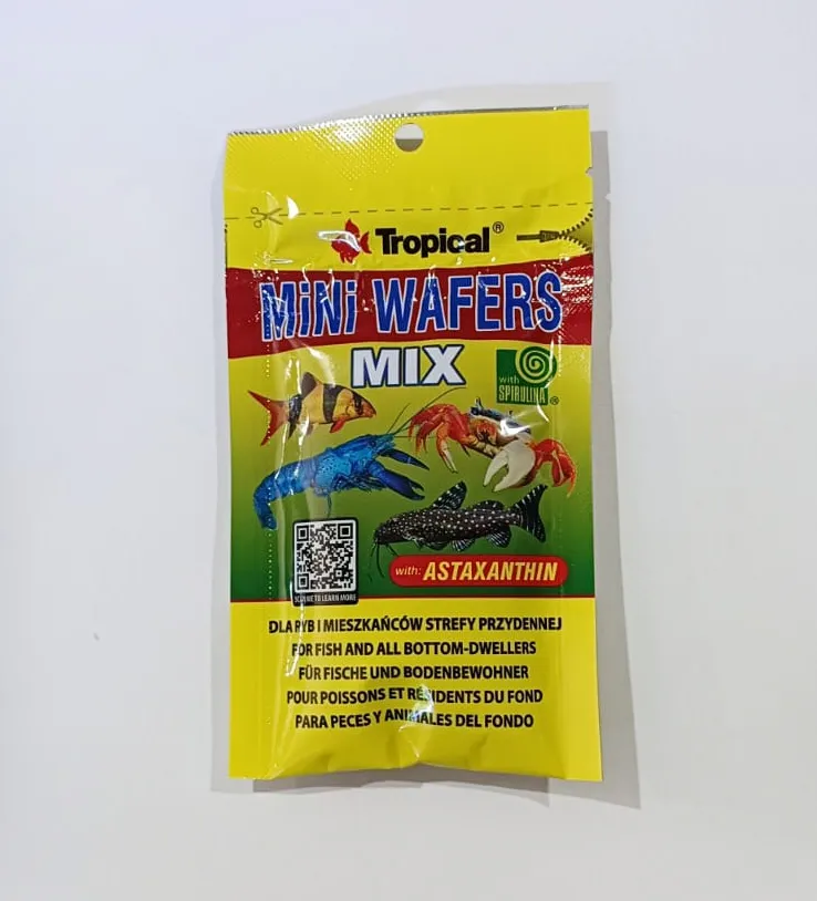 Nymphaea Ornamentais - Mini Wafer Mix sachê 18g Tropical