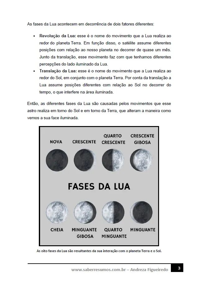 www.saberresumos.com.br - 263 - Ciências - O Sol, a Terra e a Lua ...