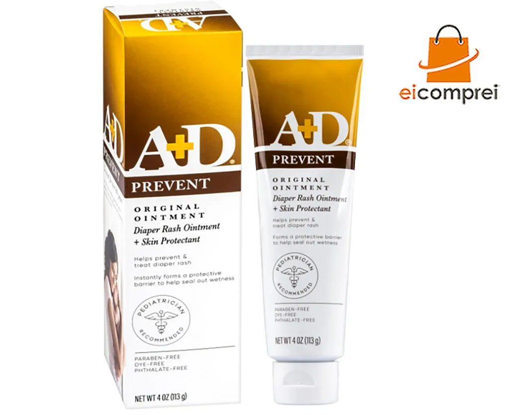 EiComprei - Pomada A+d Prevent Assaduras Original Importada Usa - 113g
