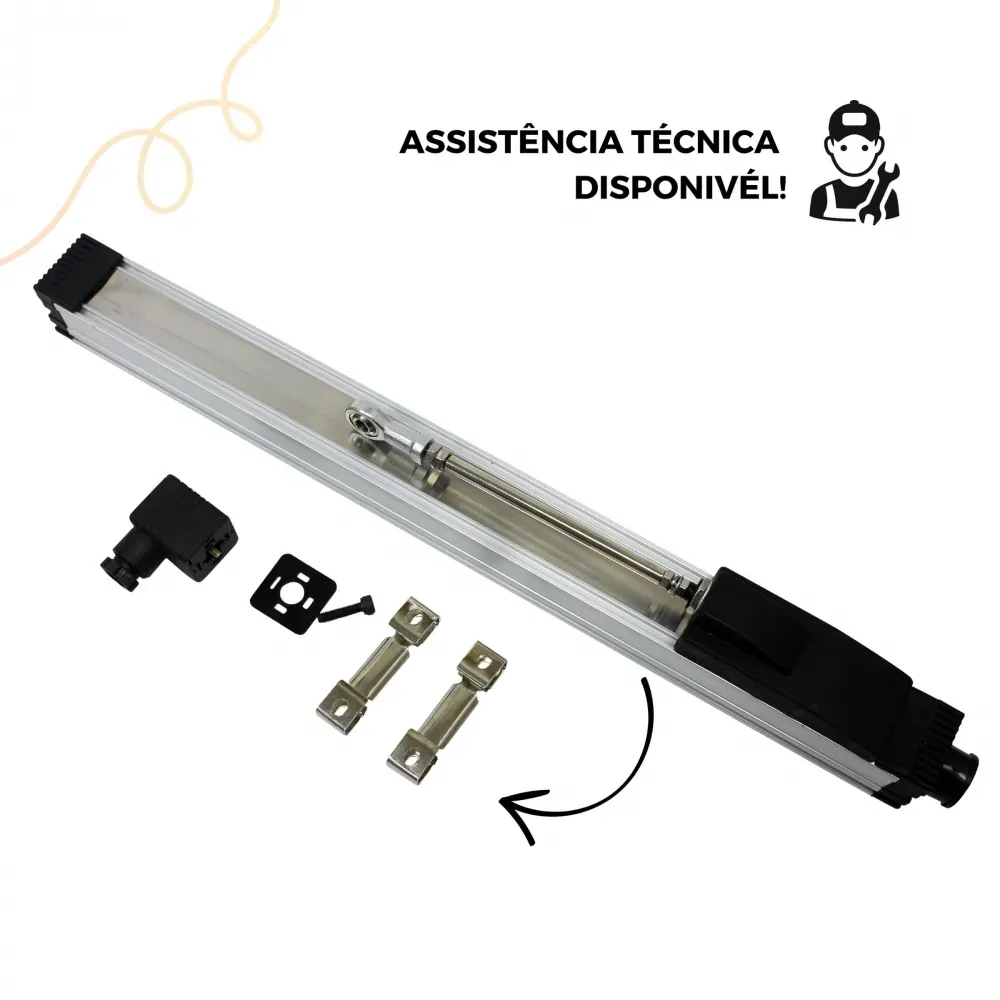 LEMAQS AUTOMACAO - RÉGUA POTENCIOMÉTRICA SEM HASTE MOD. KTF 100mm