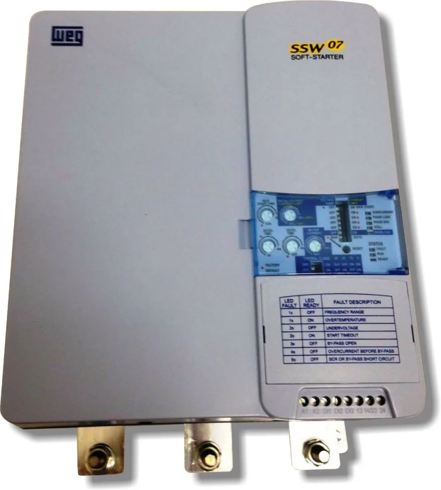 JBV - Equipamentos Industriais - Chave de Partida Soft-Starter WEG SSW07 312A 125cv 220V/ 200cv ...