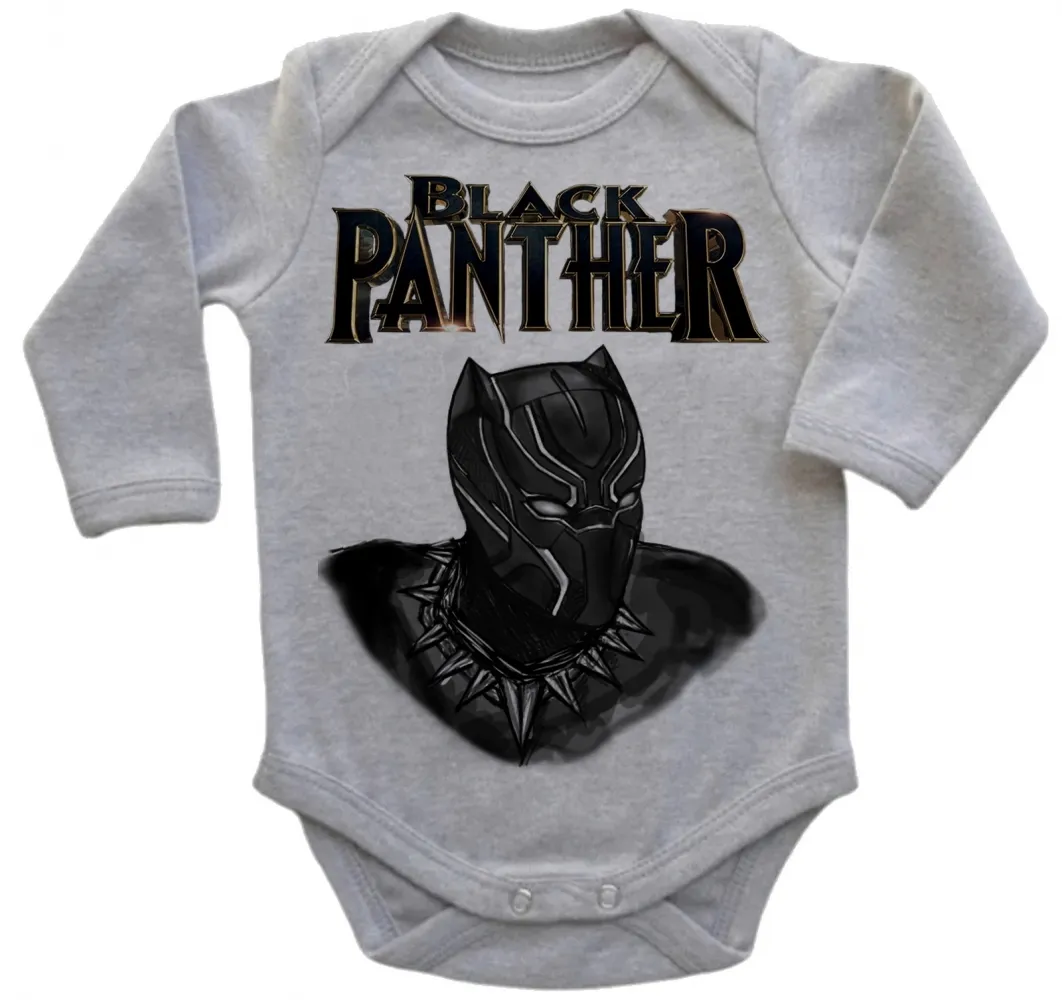 Empório Dutra - Body Bebê Infantil pantera negra Vingadores