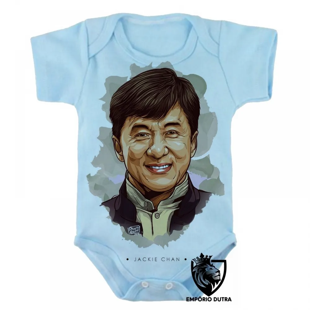 Empório Dutra - Body Bebê Infantil Jackie Chan Chines Oriental