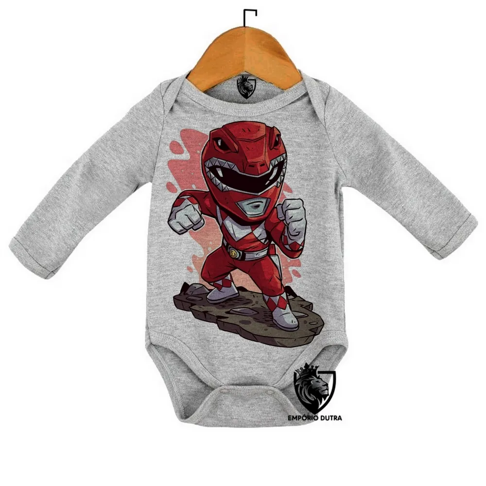 Empório Dutra - Body Bebê Infantil POWER RANGER RED