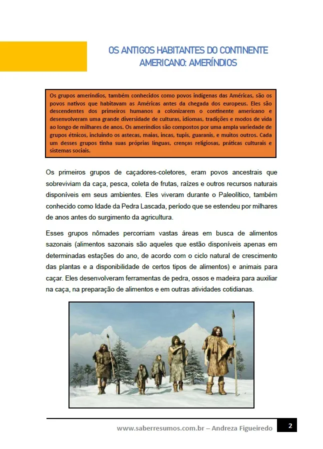 www.saberresumos.com.br - 314 - História - A História e a Natureza - Os ...