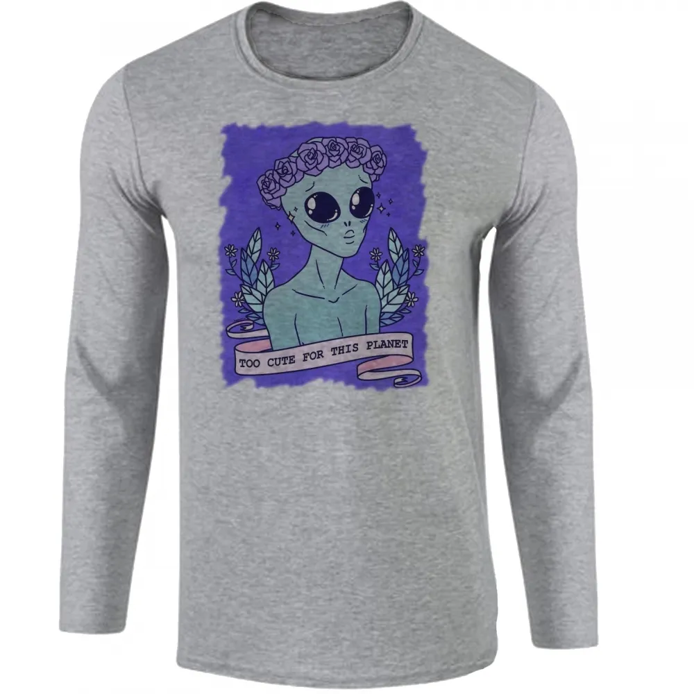 Empório Dutra - Camiseta manga longa Infantil ou Adulto Alien et ...