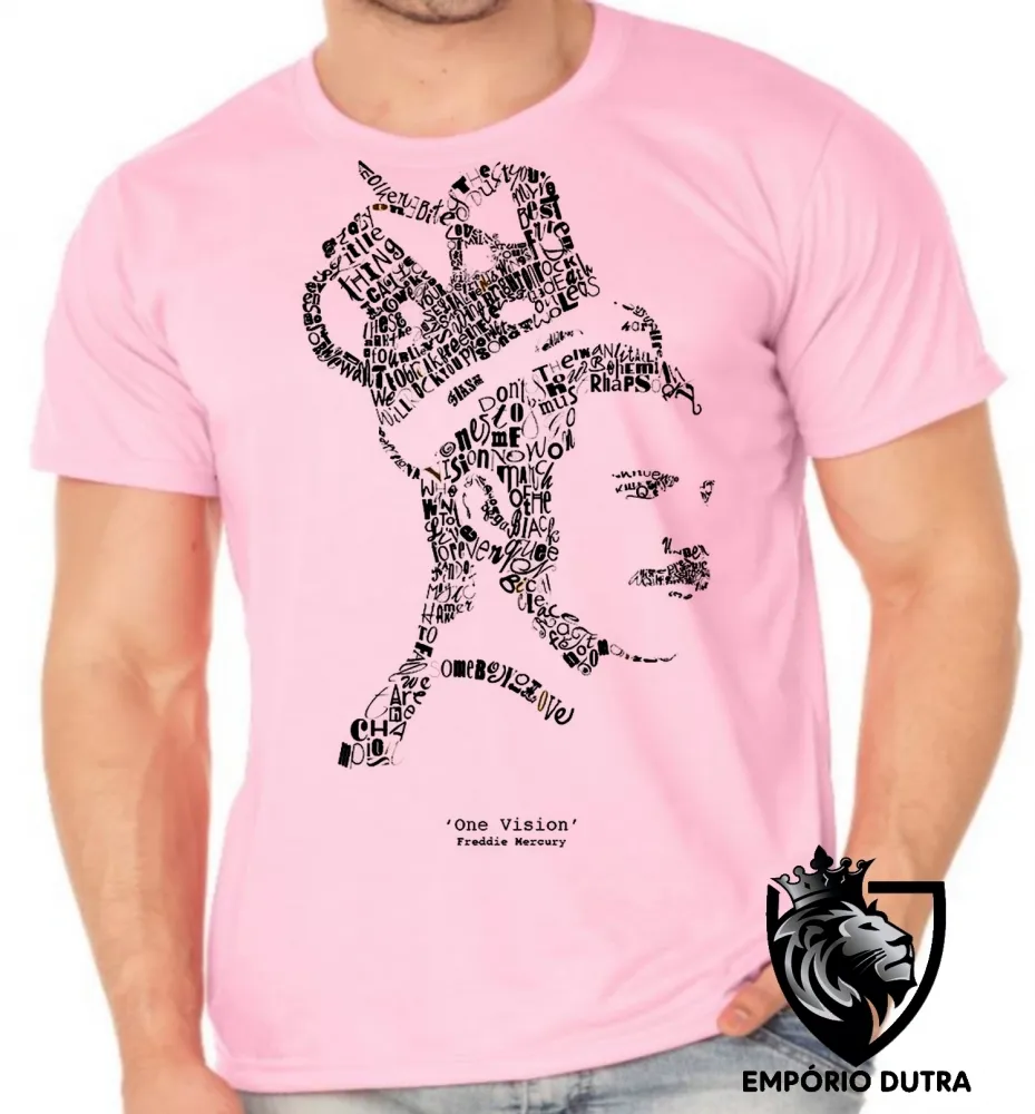 Empório Dutra - Camiseta adulto ou infantil Queen Fred Mercury one vision