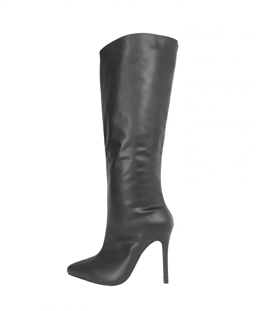 Victor Vicenzza - Bota Longa Aisha Preta com Numeração Especial