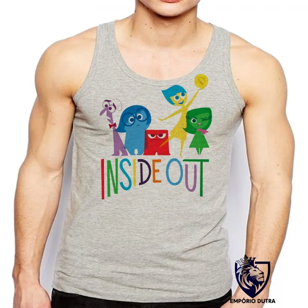 Empório Dutra - Camiseta Regata adulto ou infantil Divertida mente ...