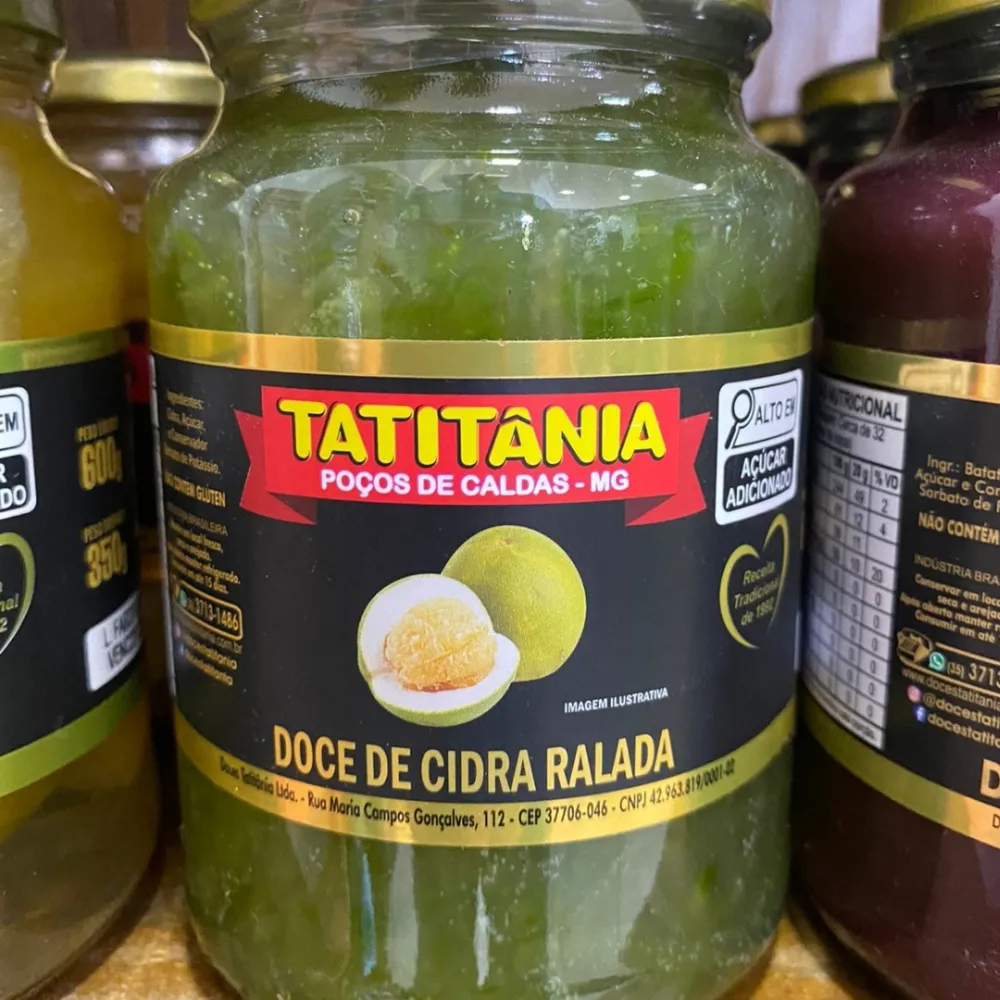 Mercearia Êlema e Minda - Doce de Cidra Ralada Tatitânia 650g