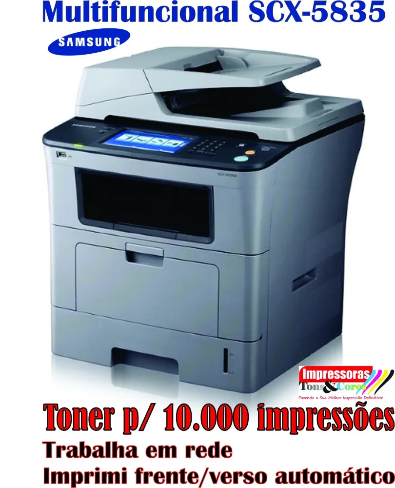 Impressoras tons e cores - Impressora Multifuncional Laser Samsung SCX ...